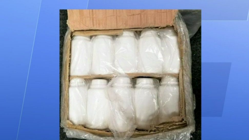 Boxes of liquid meth found at DFW airport
