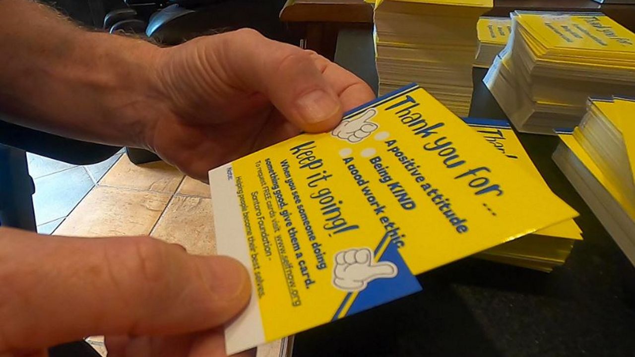 Local thank you card program recognizes kindness