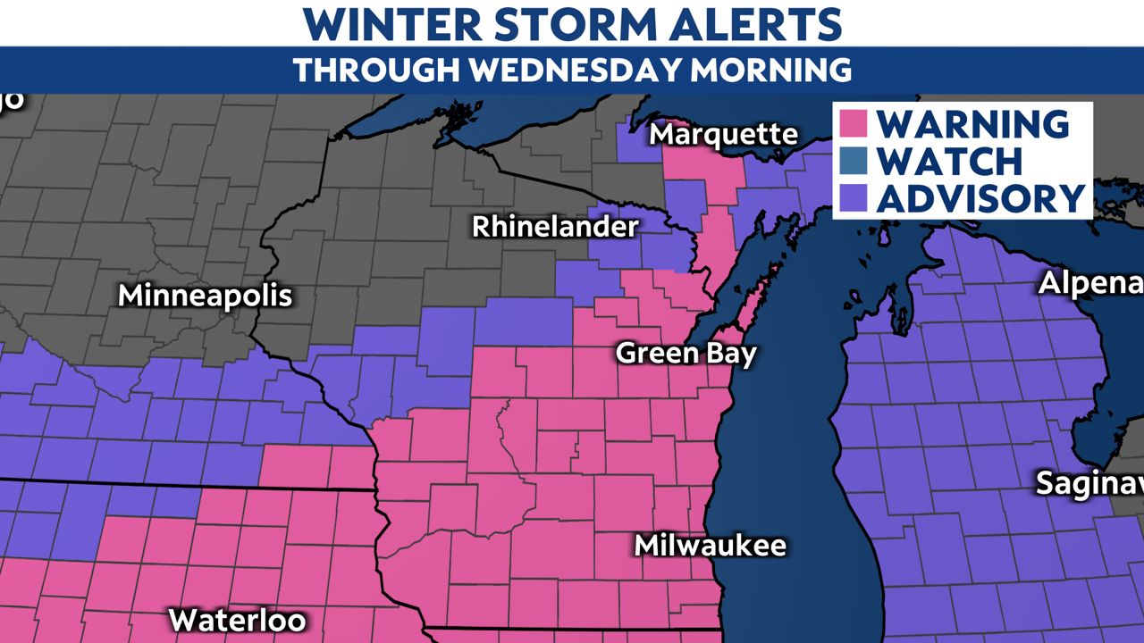 Winter storm slams Wisconsin today with wind and snow