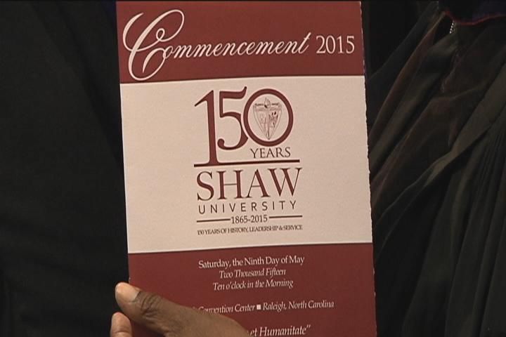 Shaw University Student Celebrates Accomplishments During Commencement