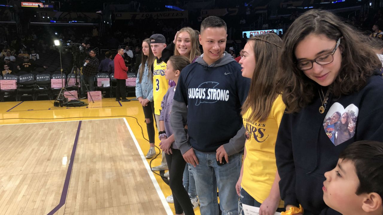 Saugus High School Shooting Survivors Honored by Lakers