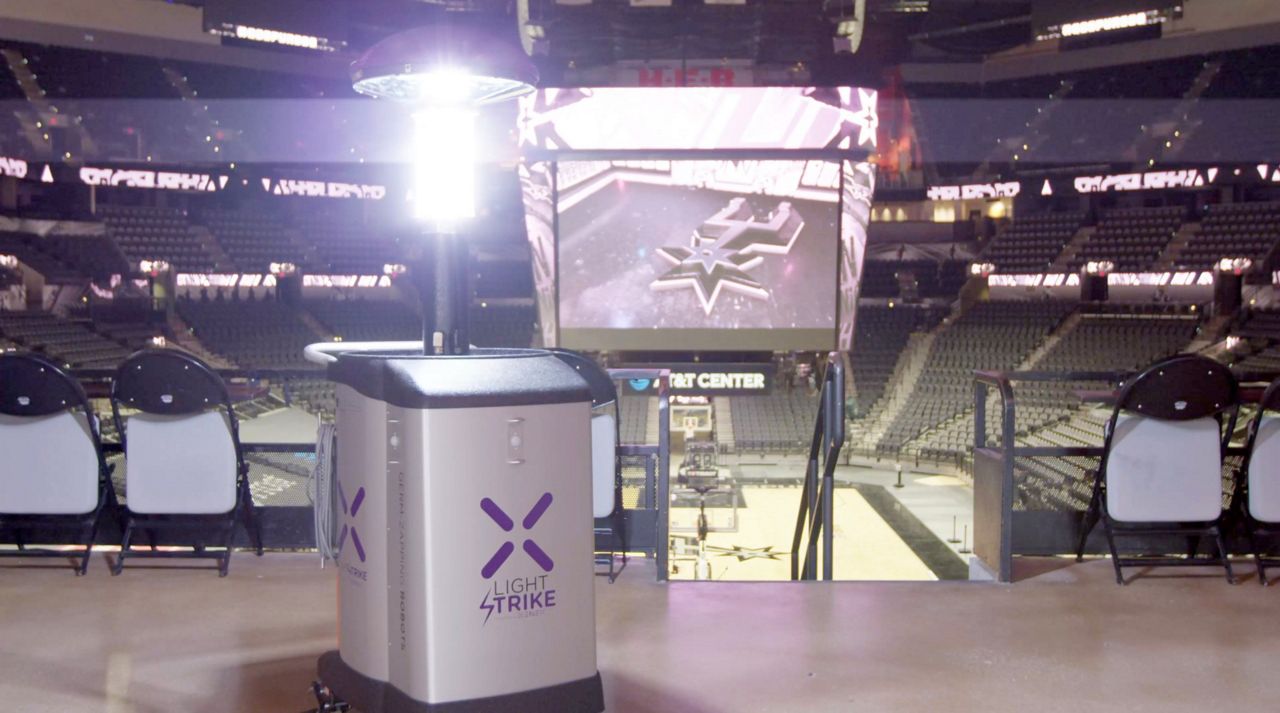 Spurs First NBA Team to Implement Germ-Zapping Robot in Arena