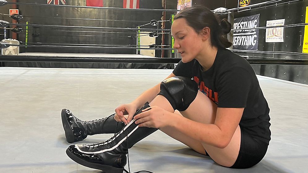 Izzy Moreno one step closer to her ultimate wrestling dreams