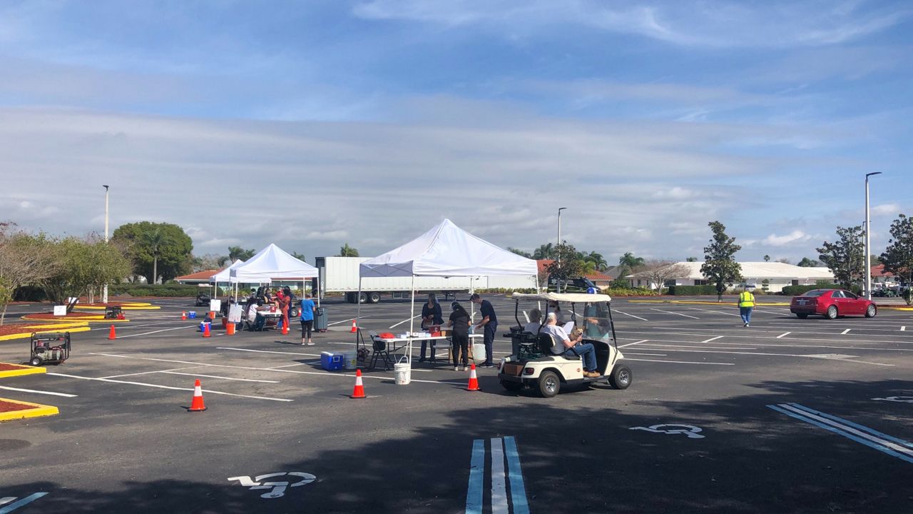 COVID-19 Vaccination "Pod" Opens in Sun City Center