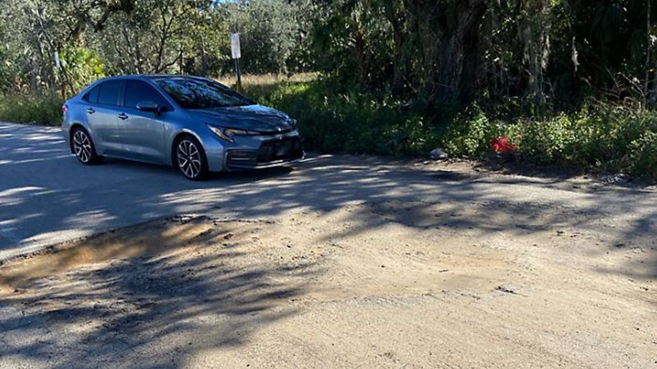 Multiple potholes pose problem on Osceola road