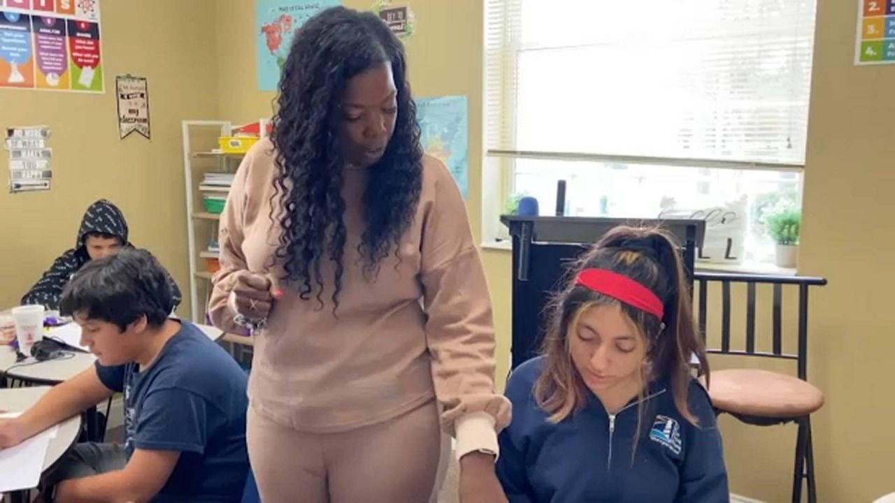 Algebra teacher has a passion for her special needs students