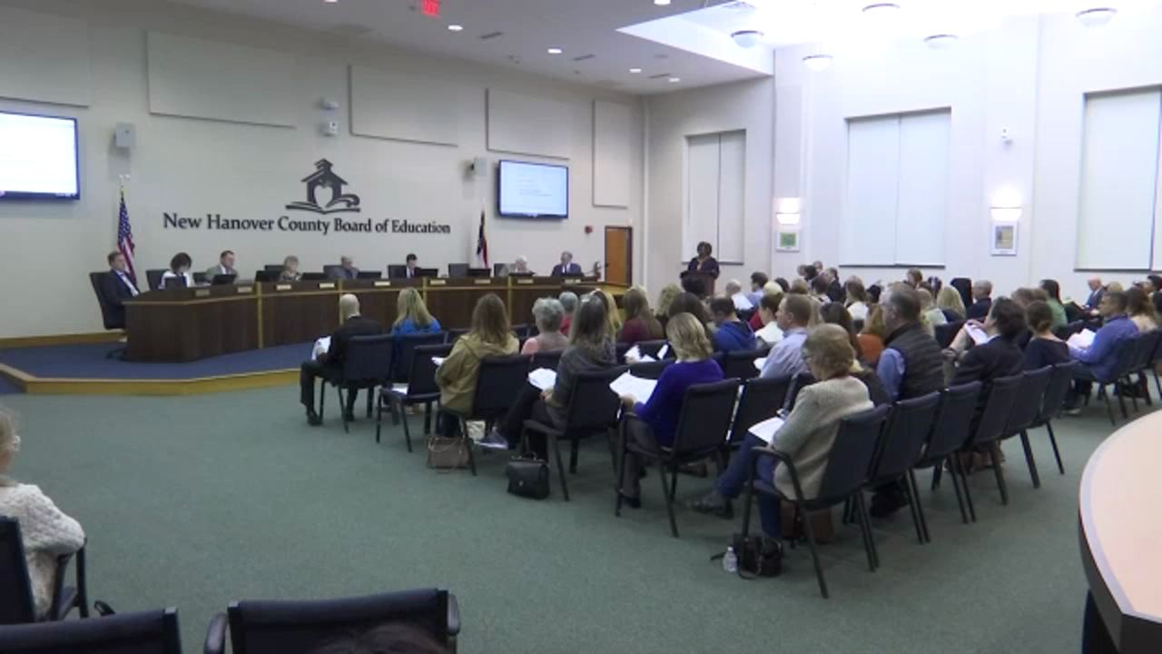 School redistricting map plan for New Hanover County