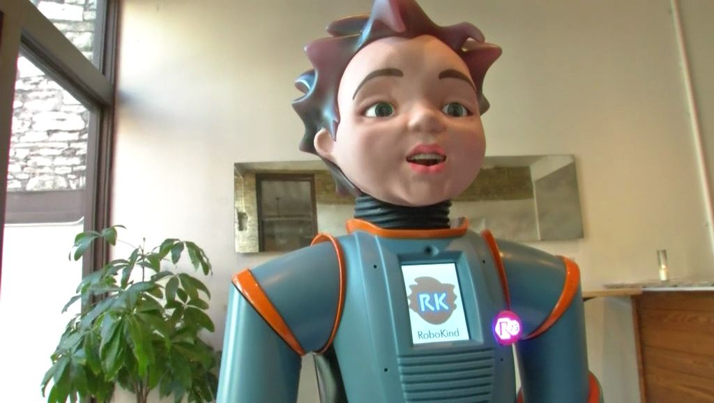Milo the robot helps autistic children with social cues