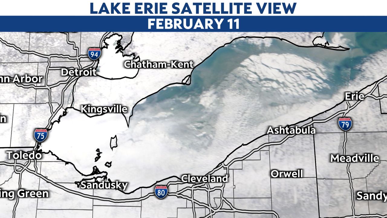 Lake Erie Ice Rapidly Expands