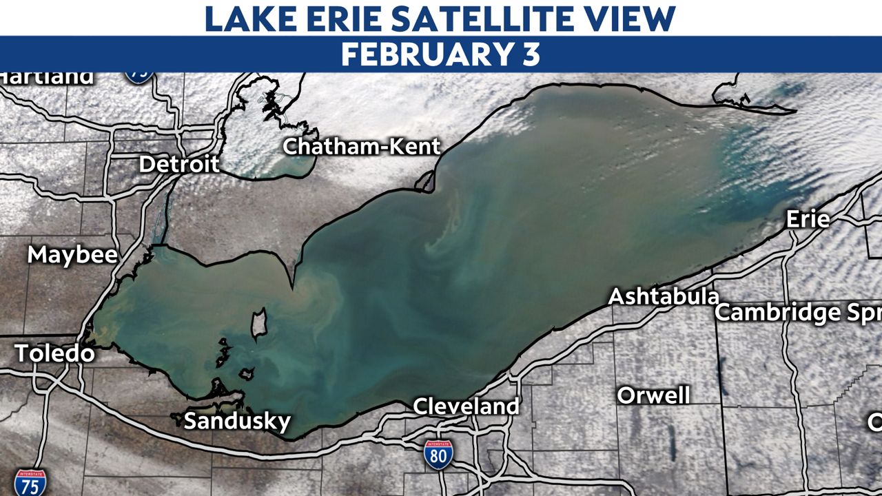 Lake Erie Ice Rapidly Expands
