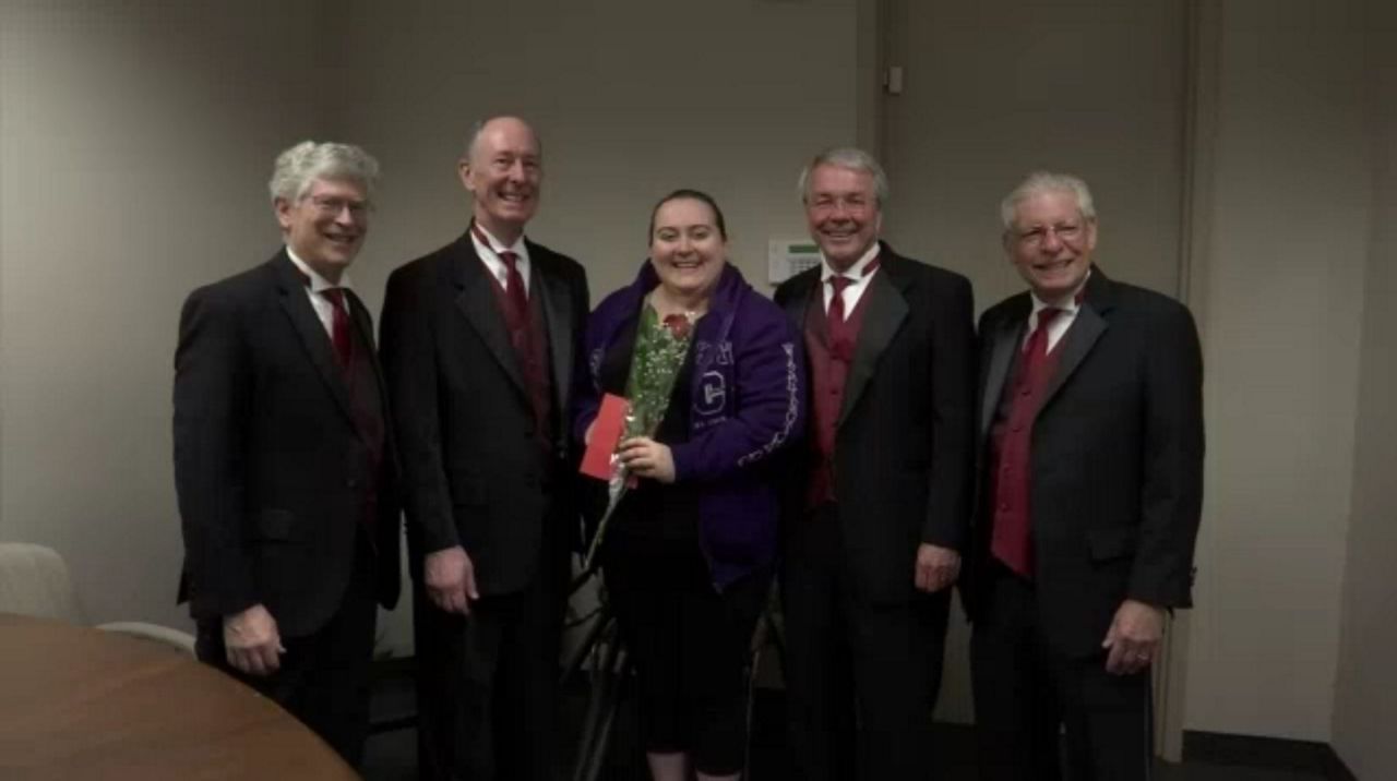 Barbershop Quartet Surprises Triad Lovers with Valentine’s Day Ballads