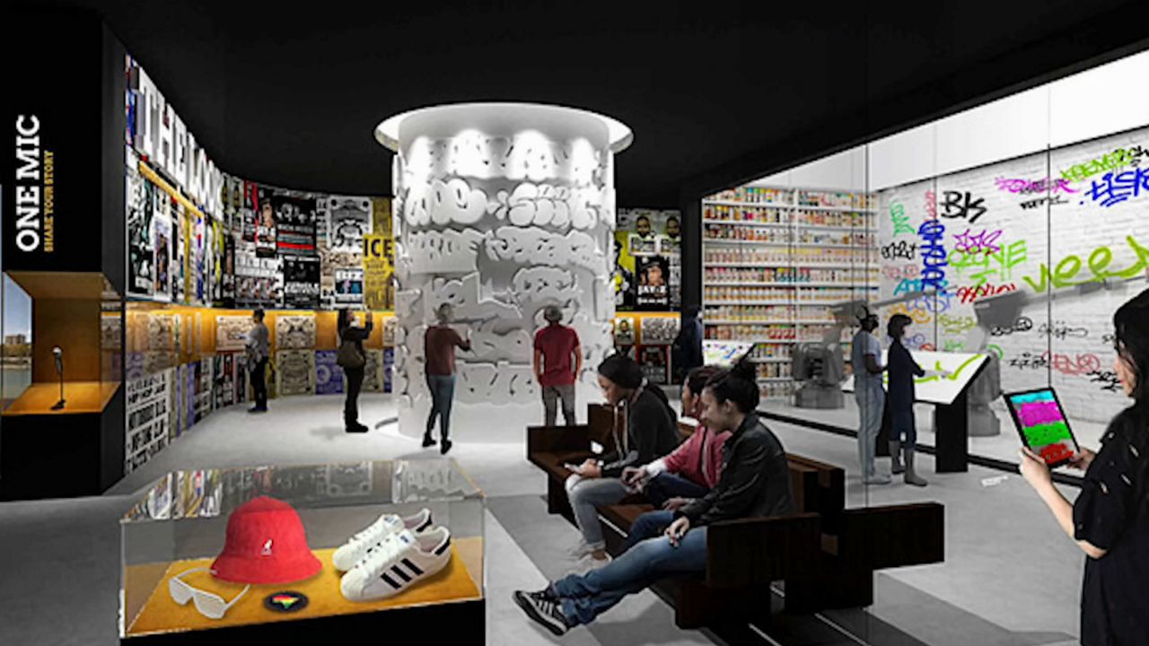 What will be in the Universal Hip Hop Museum in the Bronx NYC