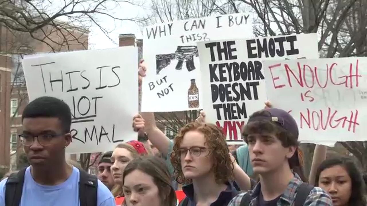 Gun violence rally held on UNC Chapel Hill campus