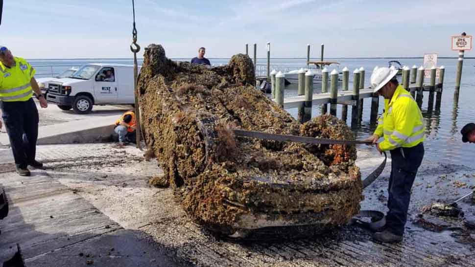 tampa police recover barnacle car courtney campbell causeway
