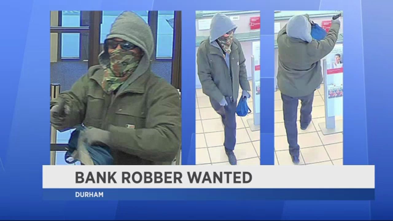 Man wanted for Durham bank robbery
