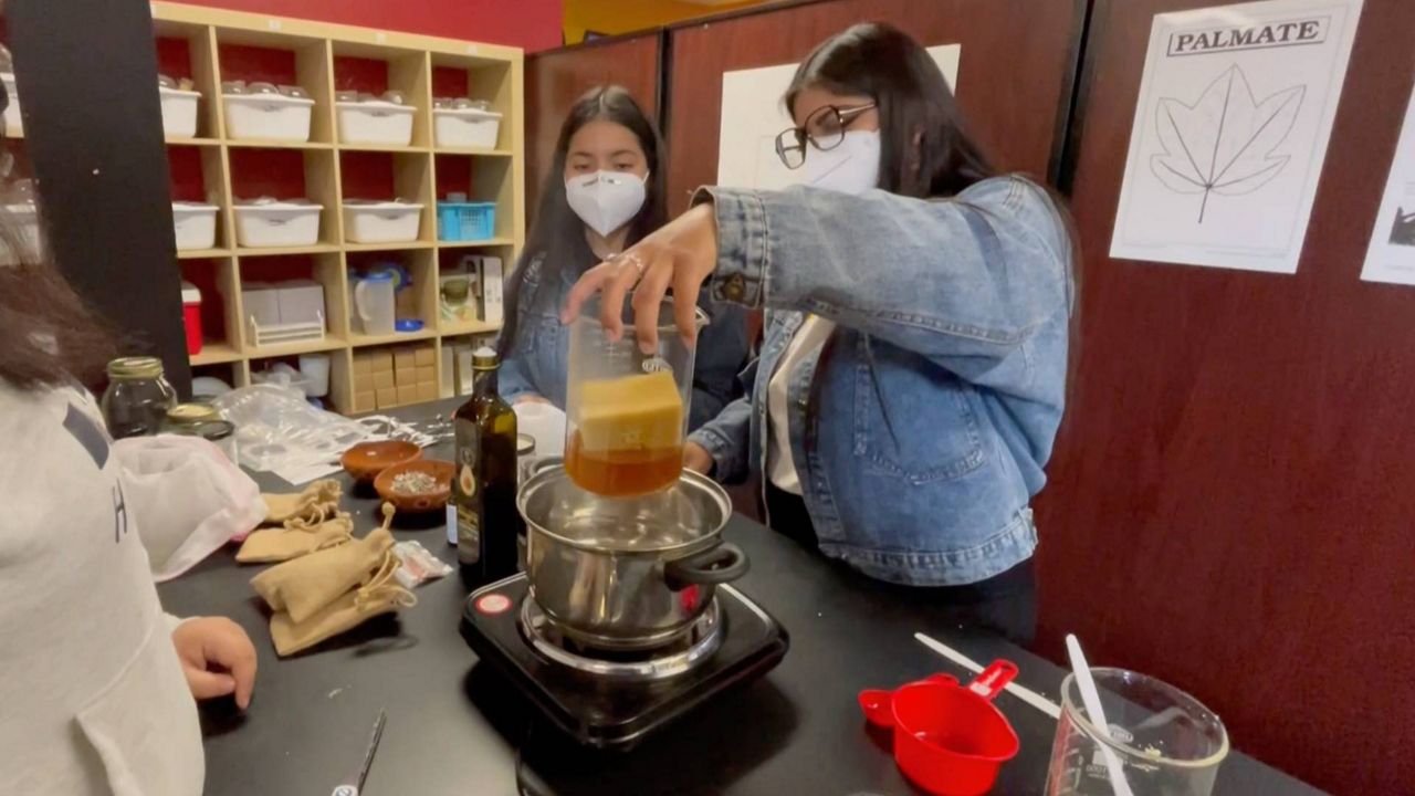 Students learning indigenous science to fight climate change