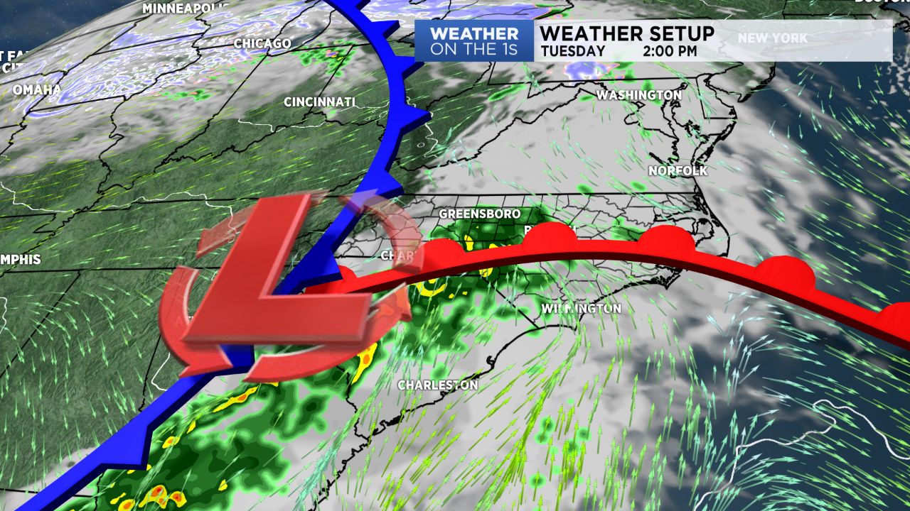 Dry today, some rain tomorrow