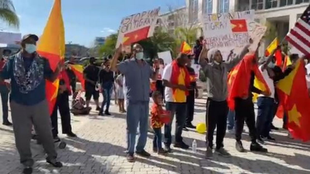 Orlando Protest Focuses on Rights Abuses in Ethiopia