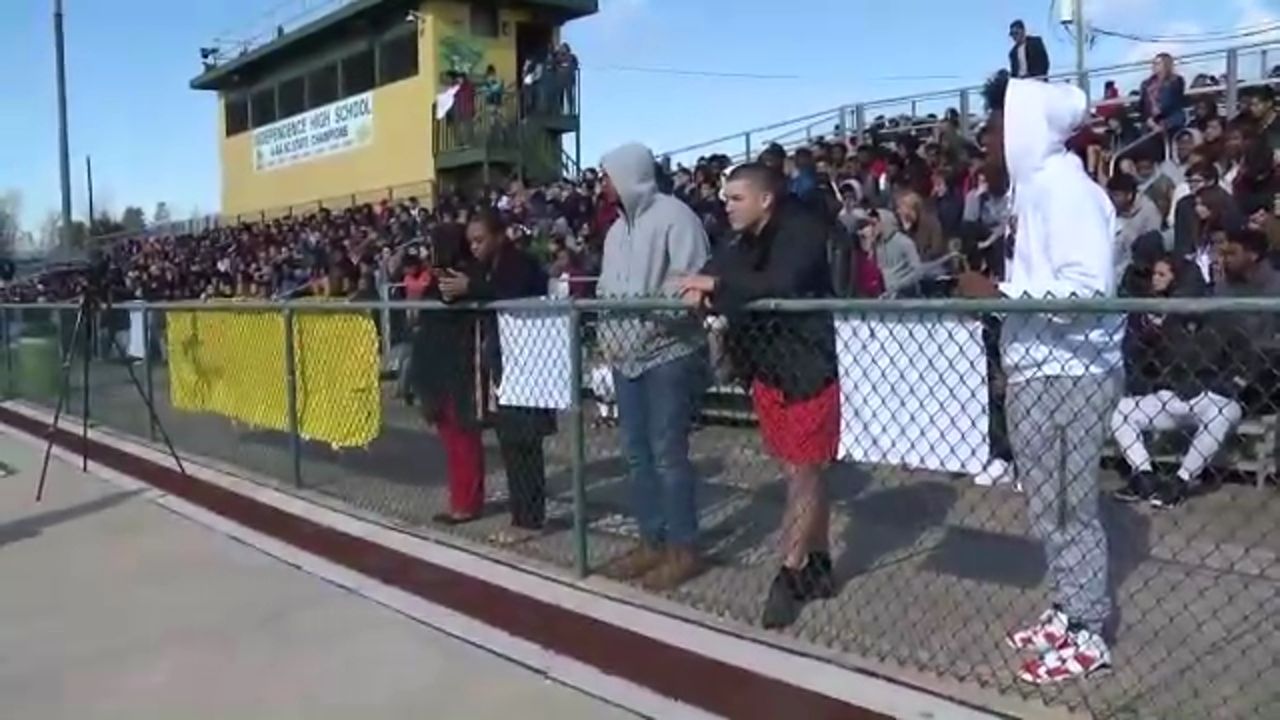 NC students take part in 'National School Walkout Day'