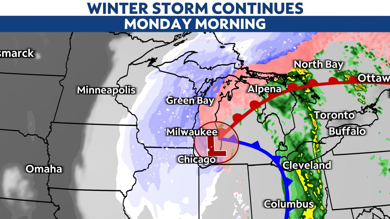 Major winter storm unfolding across Wisconsin