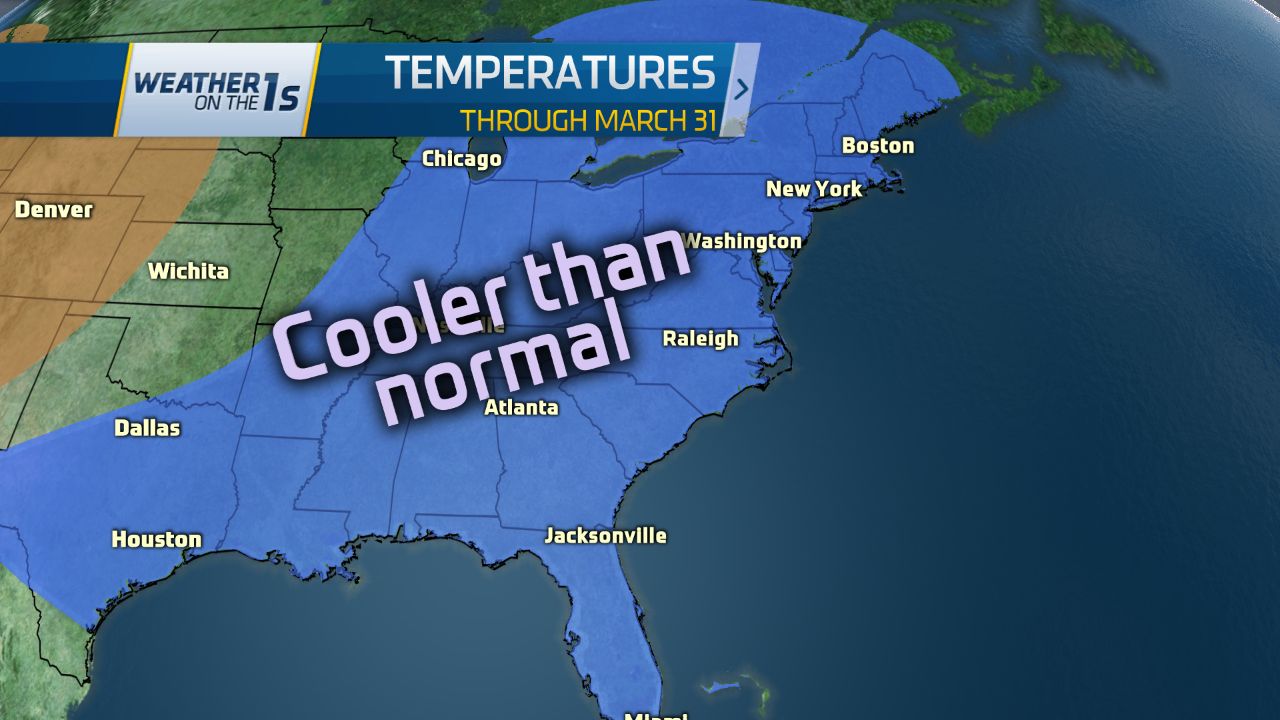 Cooler Weather May Stick Around Through the End of March