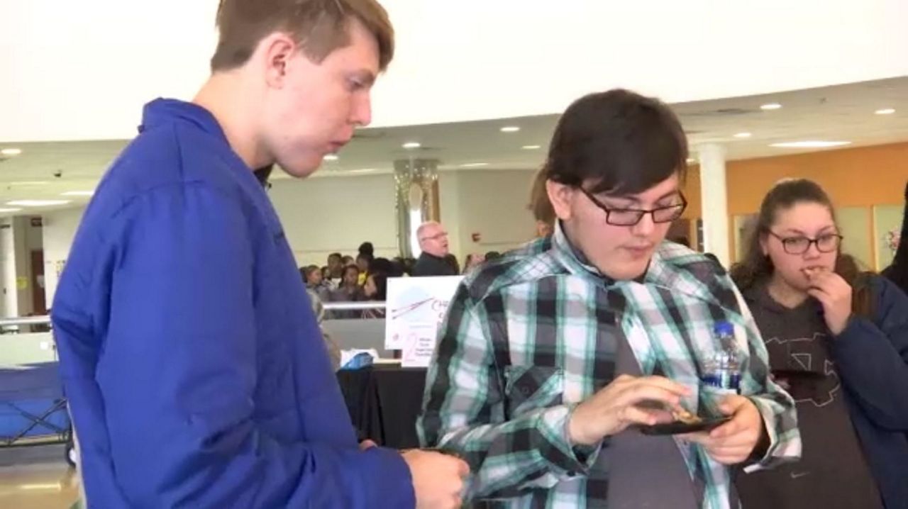 High School Students Sample Food for New Menu