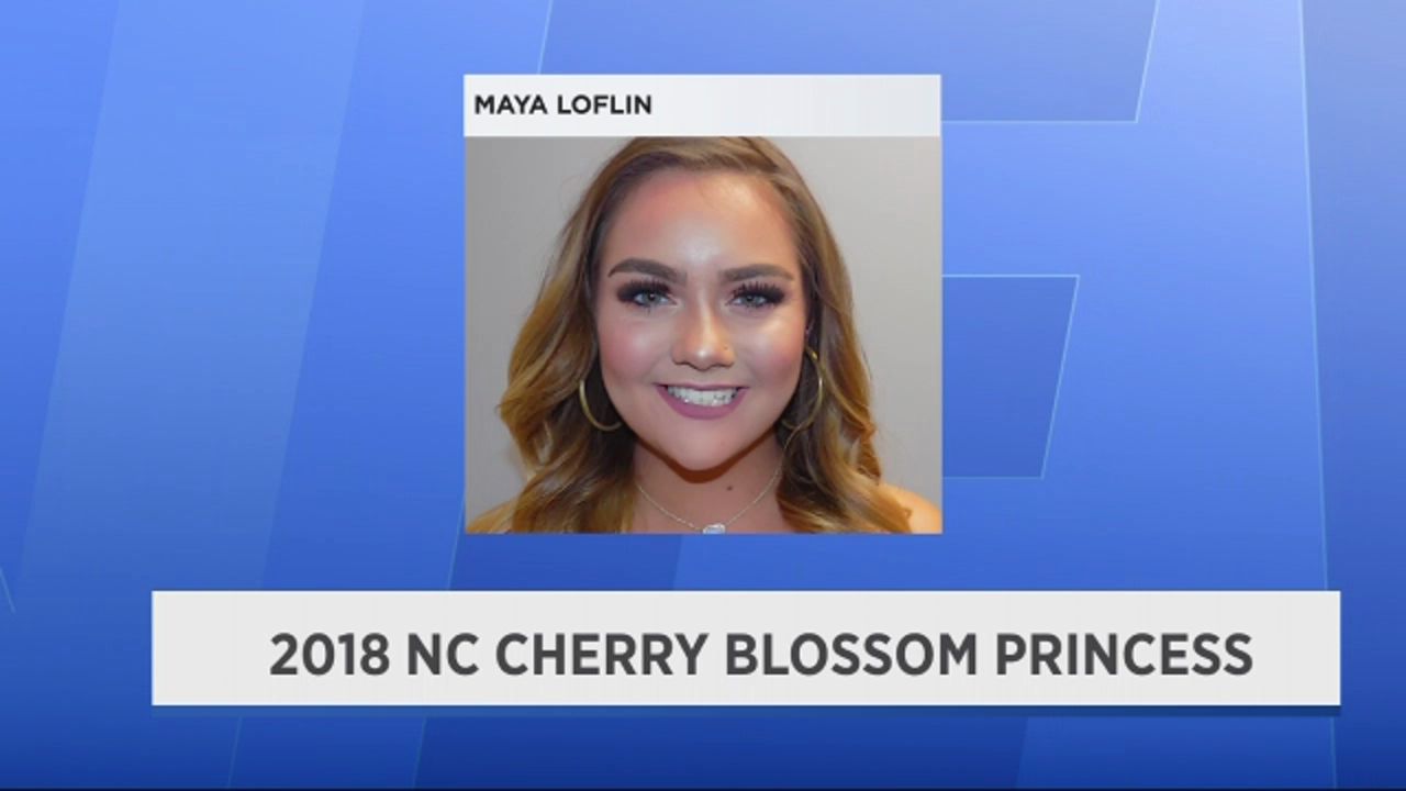 ECU cherry blossom princess