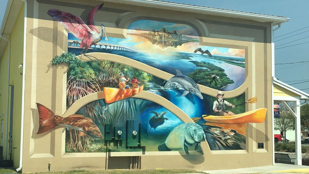 Titusville Wildlife Mural A 3-D Photo Opportunity