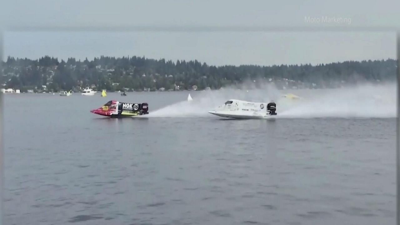 Boats Racing in the Grand Prix of Gulfport this Weekend