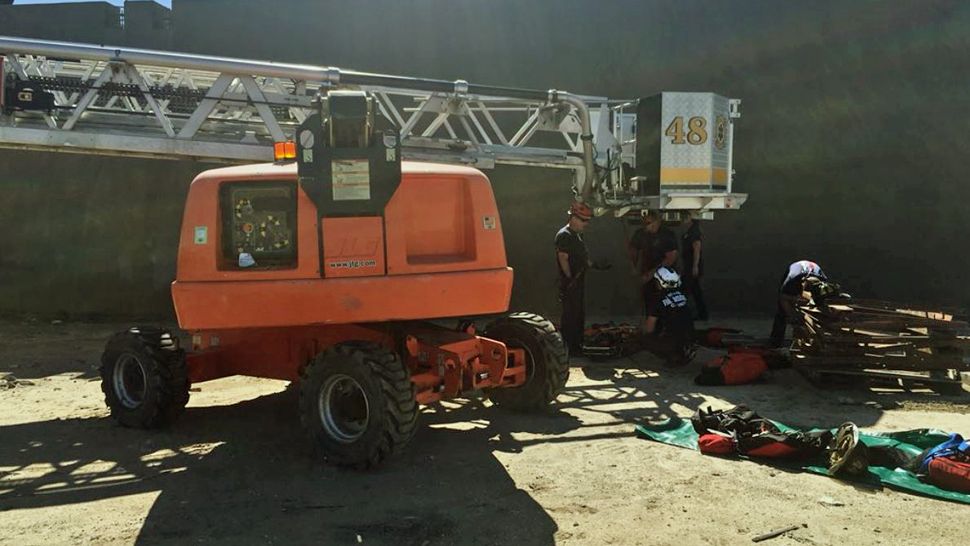 Brevard firefighters: Person suffers traumatic injury by crane part