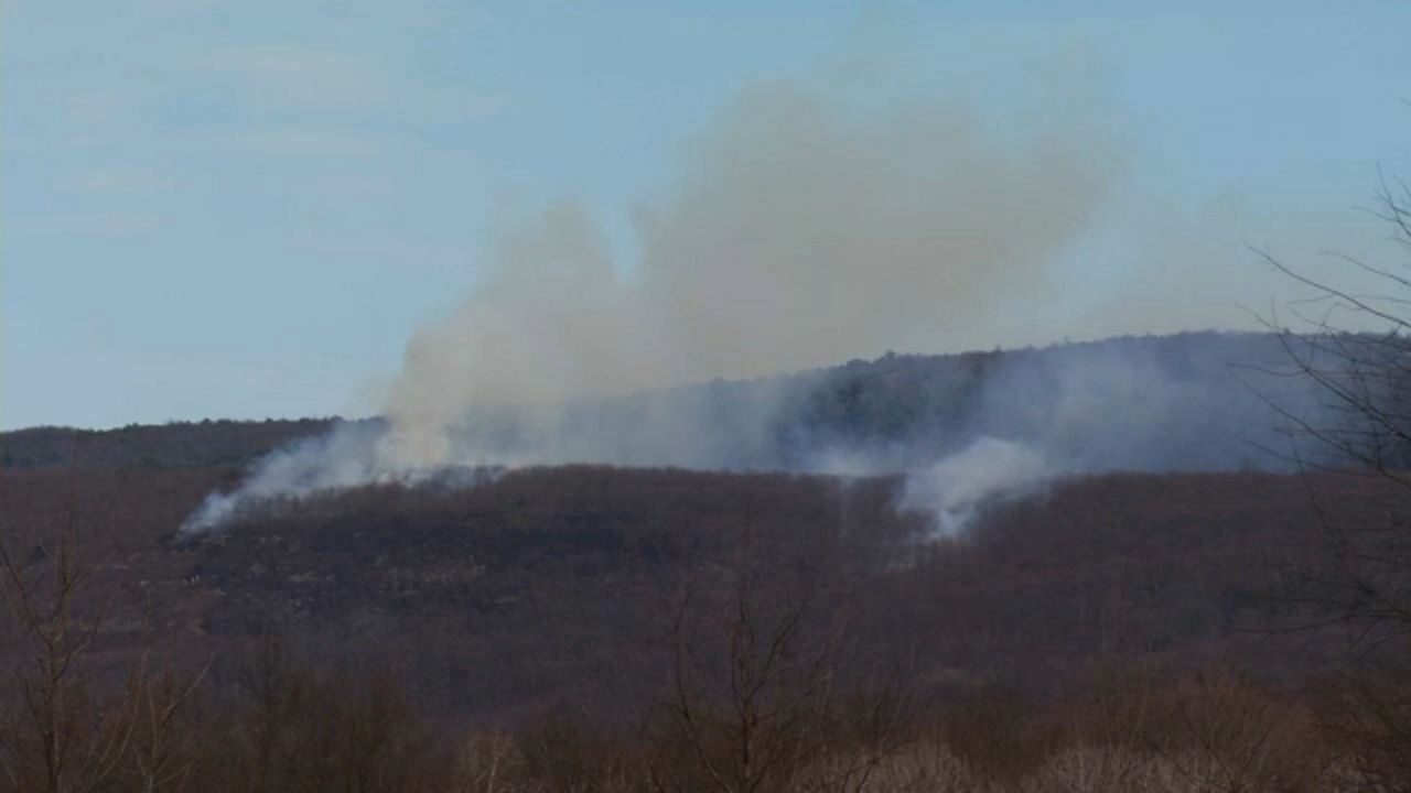 Crews Battle Large Brush Fire in Orange County