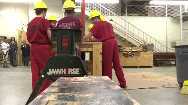Charlotte Construction Class Builds Hope Behind Bars