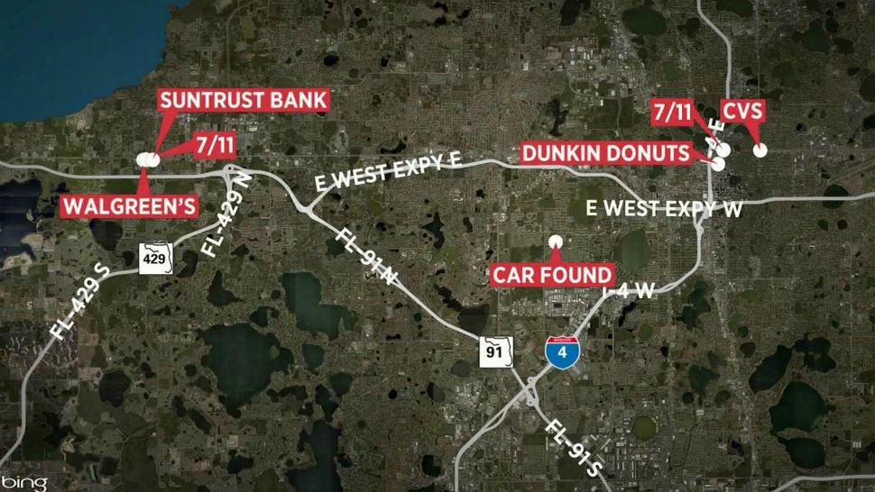 Pictures: New images released of Orange County crime-spree suspect