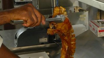 Chef’s Kitchen: Kan Kan Pork Chop and Shrimp and Lobster Saffron Risotto