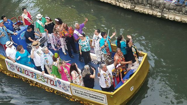 Families Unite for Fiesta's River Parade