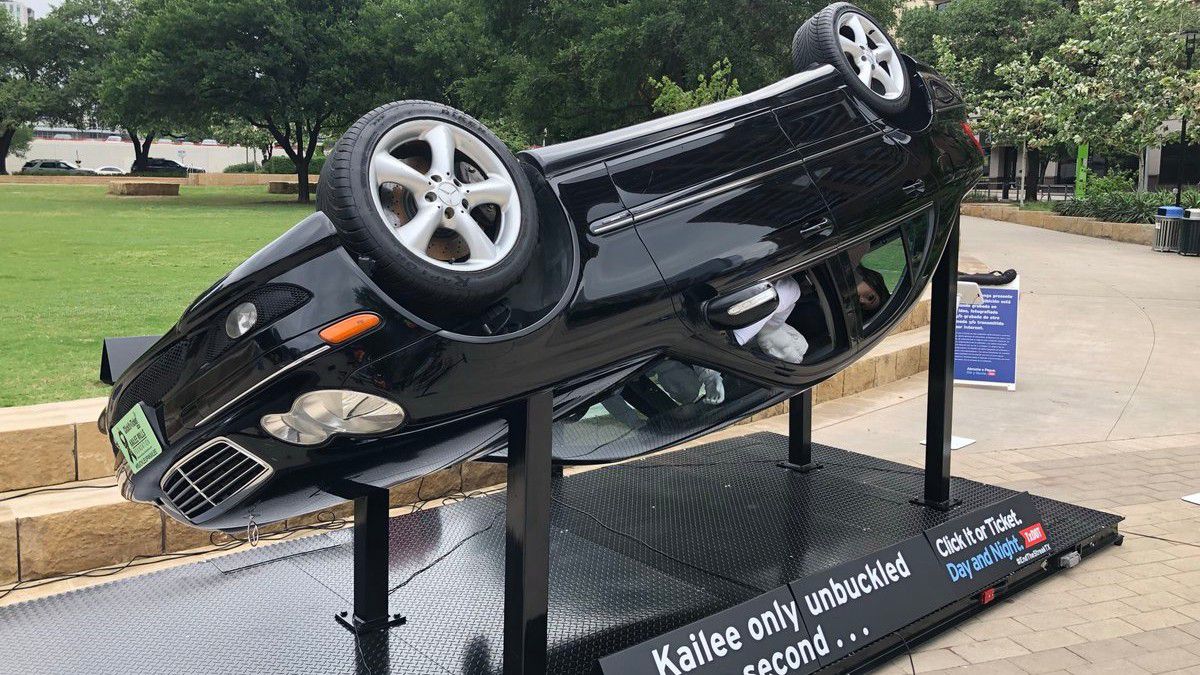 TxDOT Unveils Sculpture Reenacting Deadly Crash