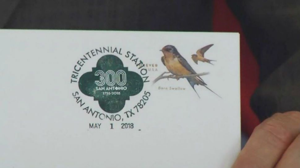 Rare postmark unveiled honoring San Antonio's Tricentennial