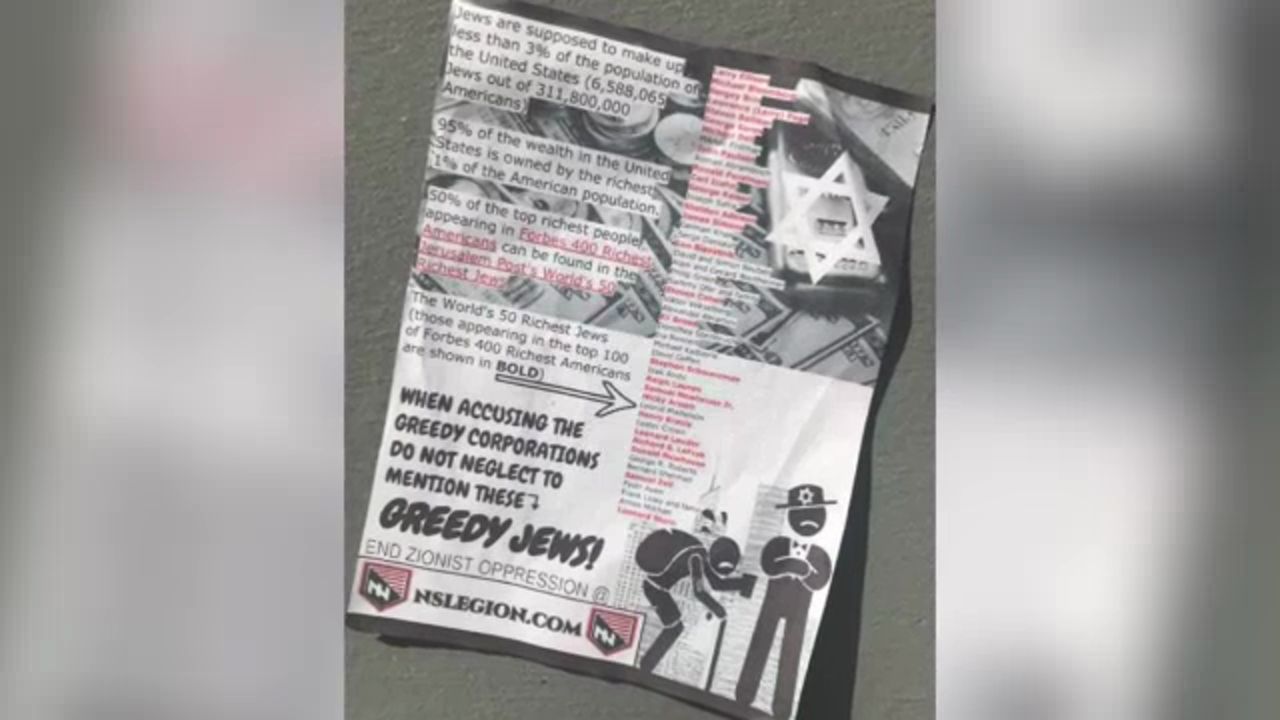 Anti-Semitic flyers posted in Durham