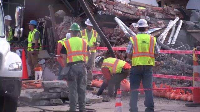 Excavation Begins at the Site of Durham Explosion