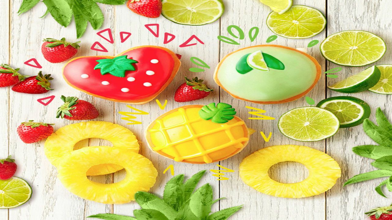 Krispy Kreme Adds Three New Doughnut Flavors for Summer