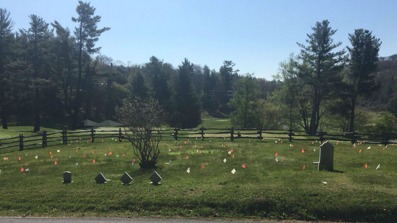 Cemetery caretaker finds 104 more graves