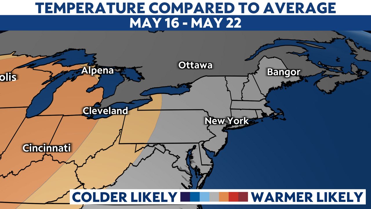 May has been cool so far. What's coming next?