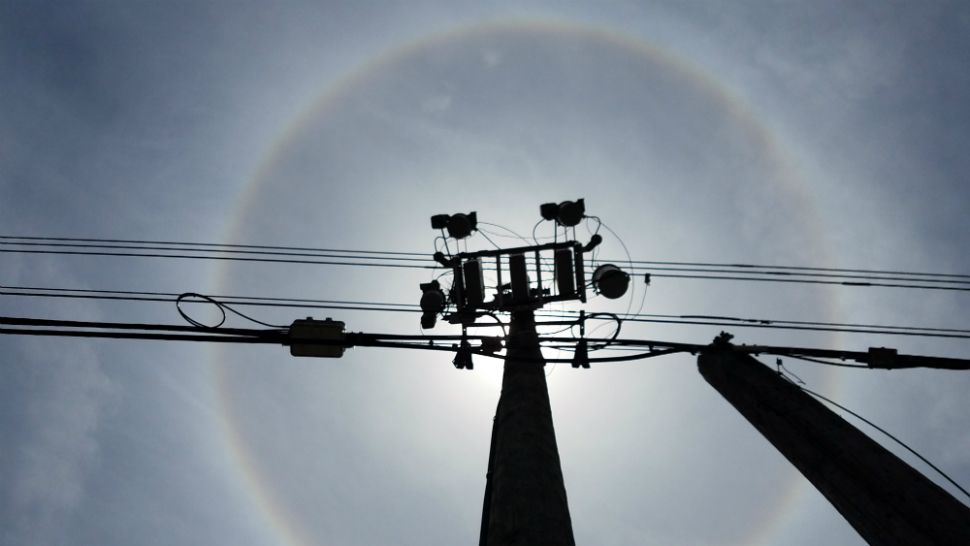 Pictures: Dramatic Florida sun halo has our phones 'ringing'
