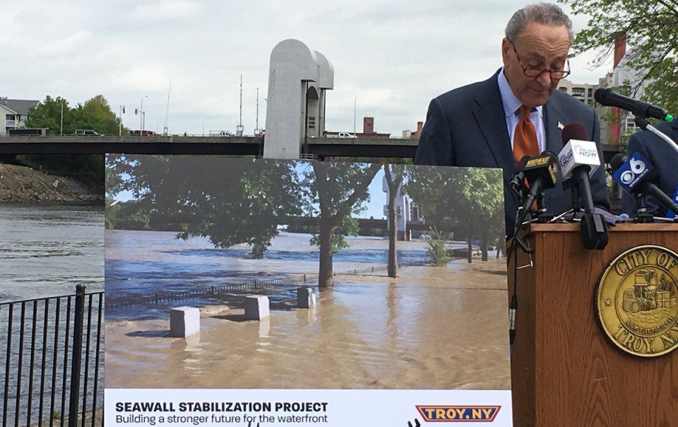 Troy seawall project to help mitigate flood threat
