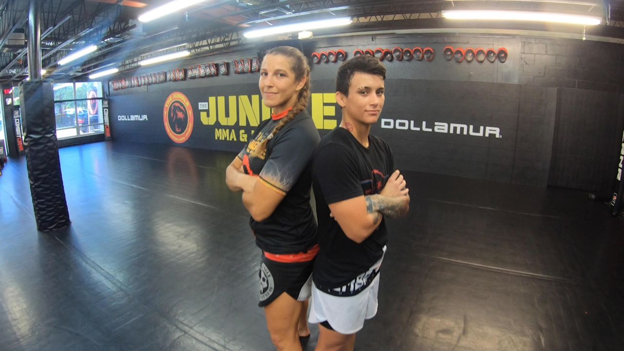 Pro MMA fighter mentors young women by being genuine