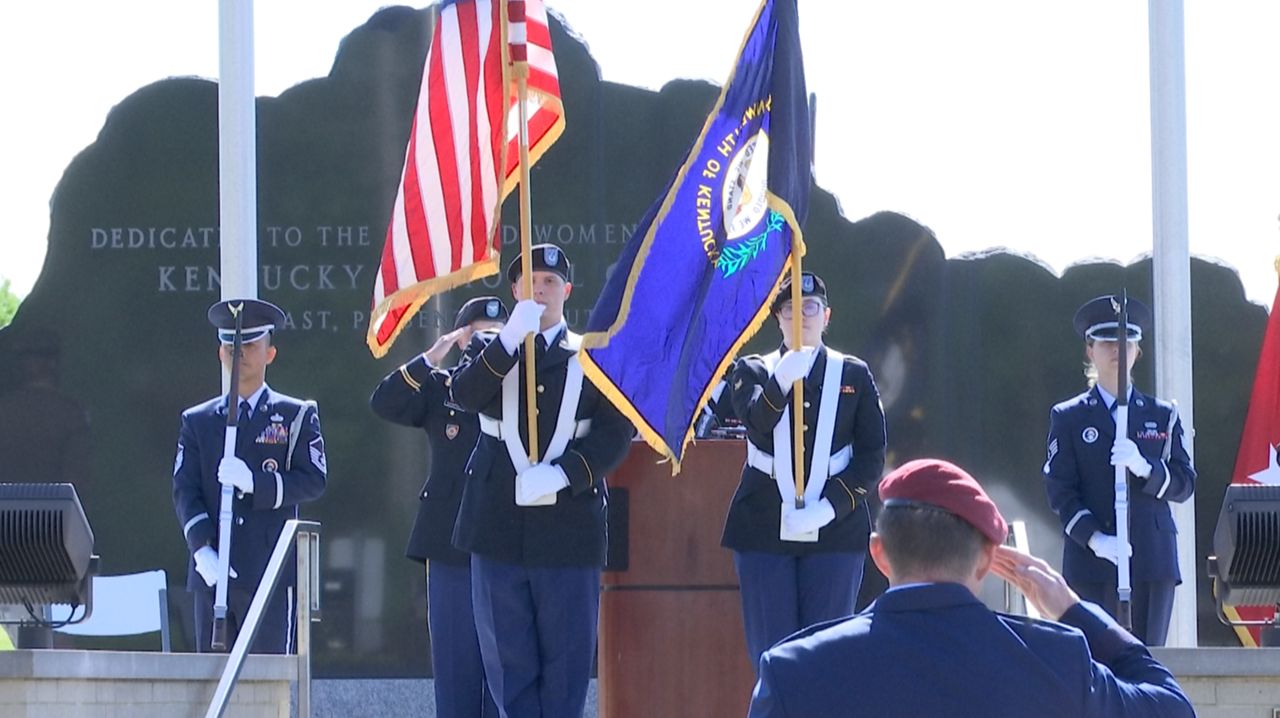 KY National Guard honor fallen soldiers on Memorial Day