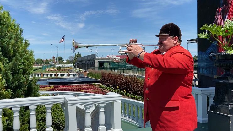 Churchill Downs bugler participates in Taps Across America