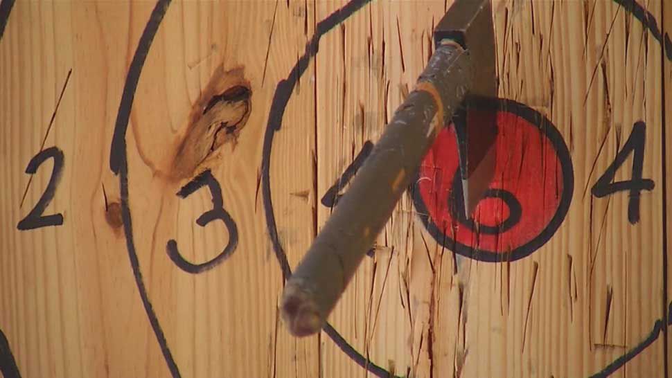 Axe-Throwing Craze Makes Its Way to St. Petersburg