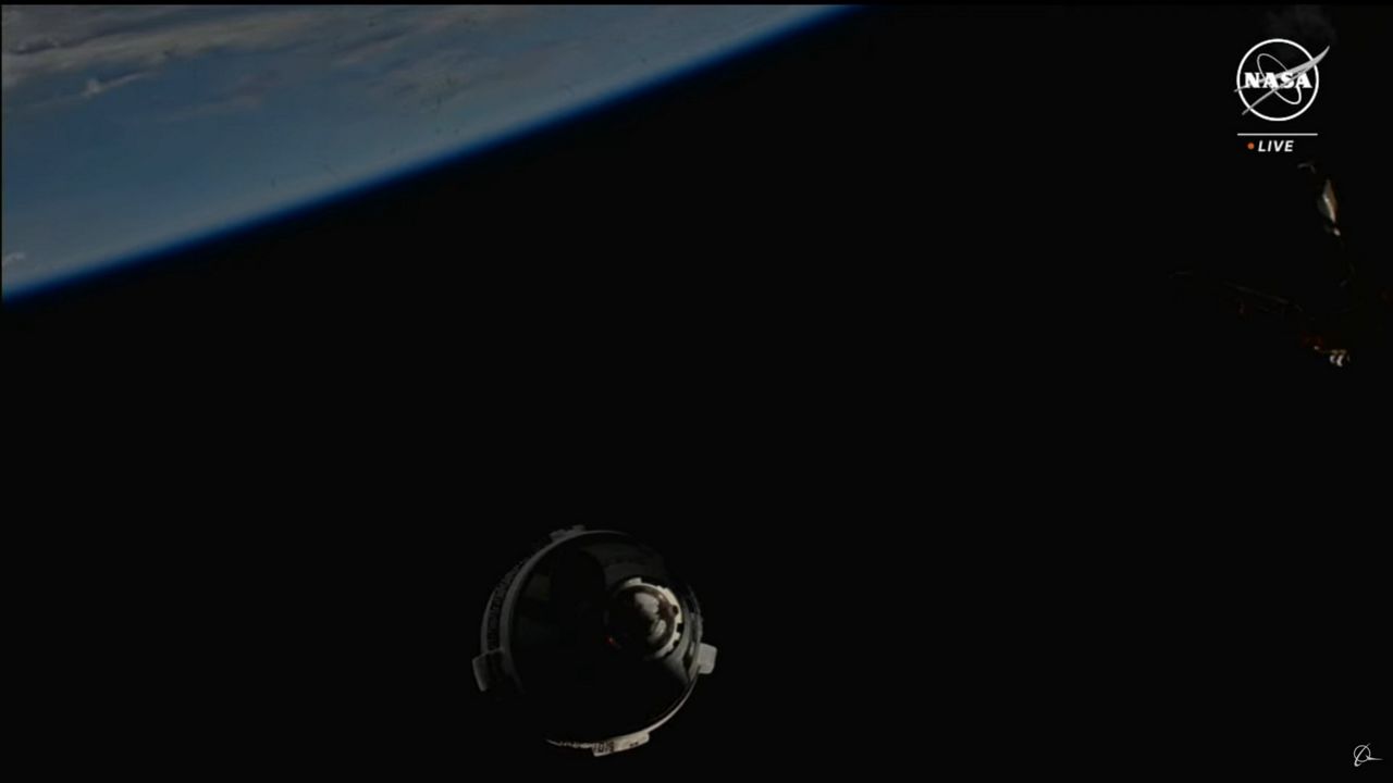 Starliner docks with ISS