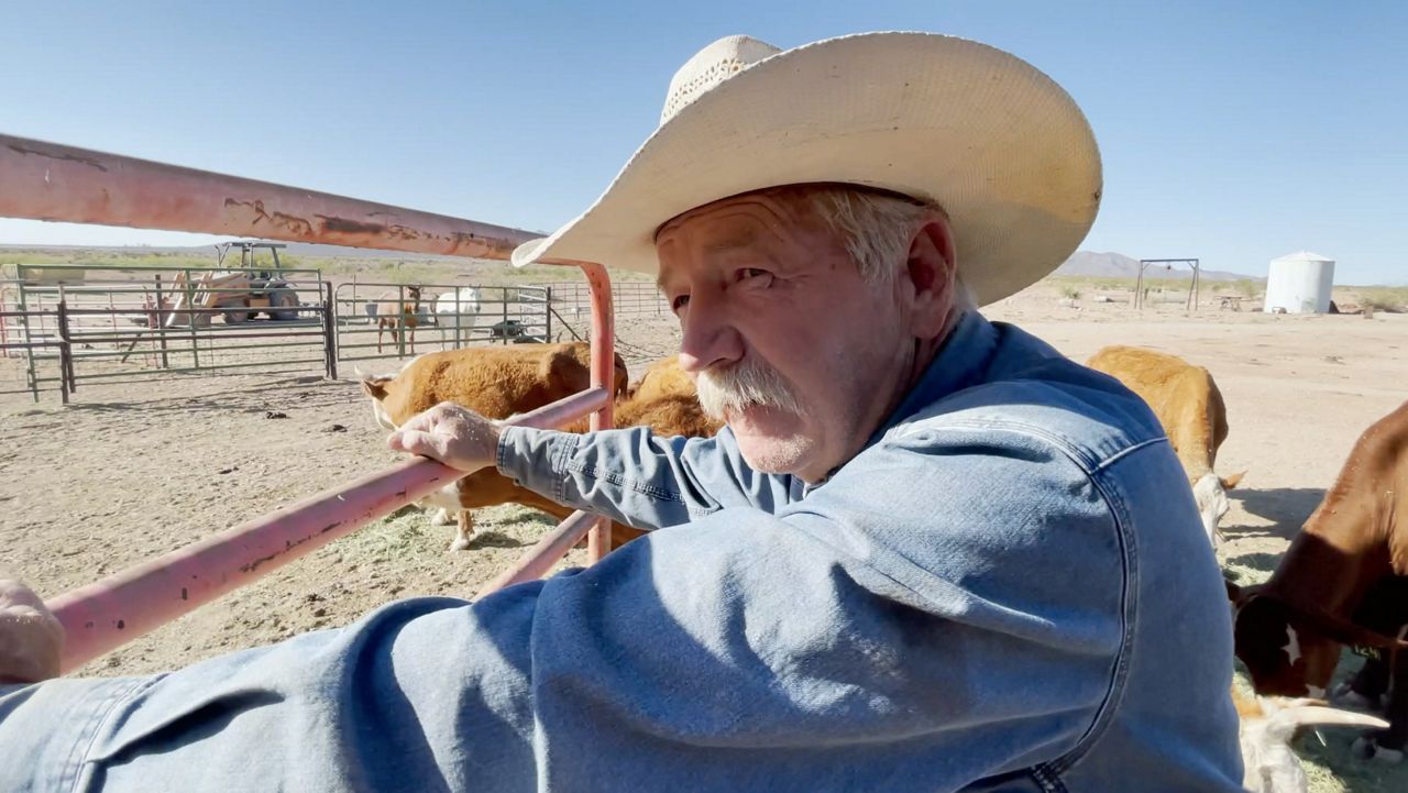 Arizona border rancher's property affected by immigrants